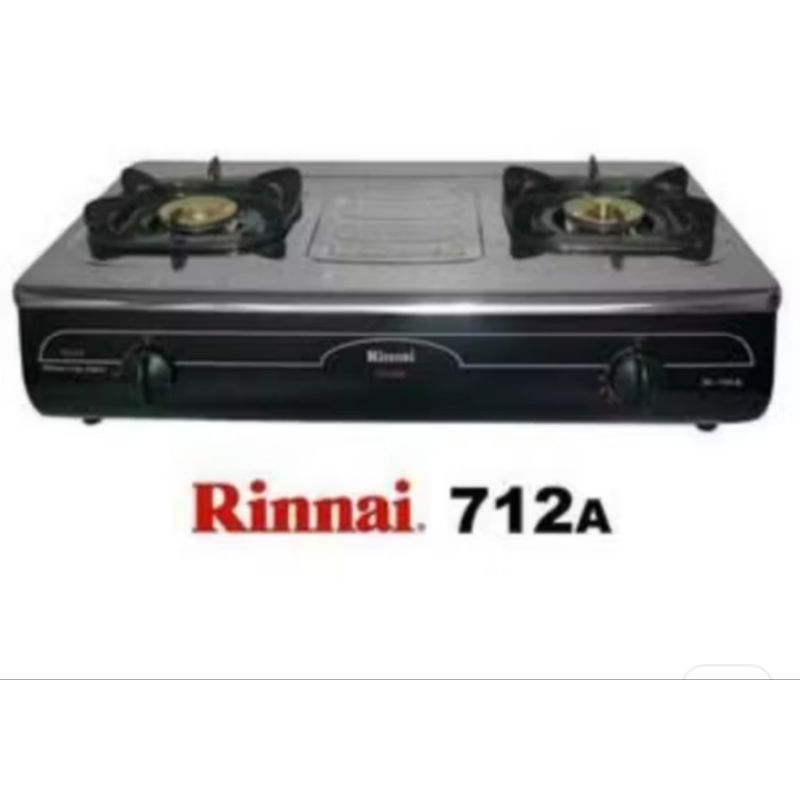 Jual Kompor Gas Rinnai JUMBO Tipe : RI-712A BAHAN STAINLESS STEEL (2 Tungku) | Shopee Indonesia
