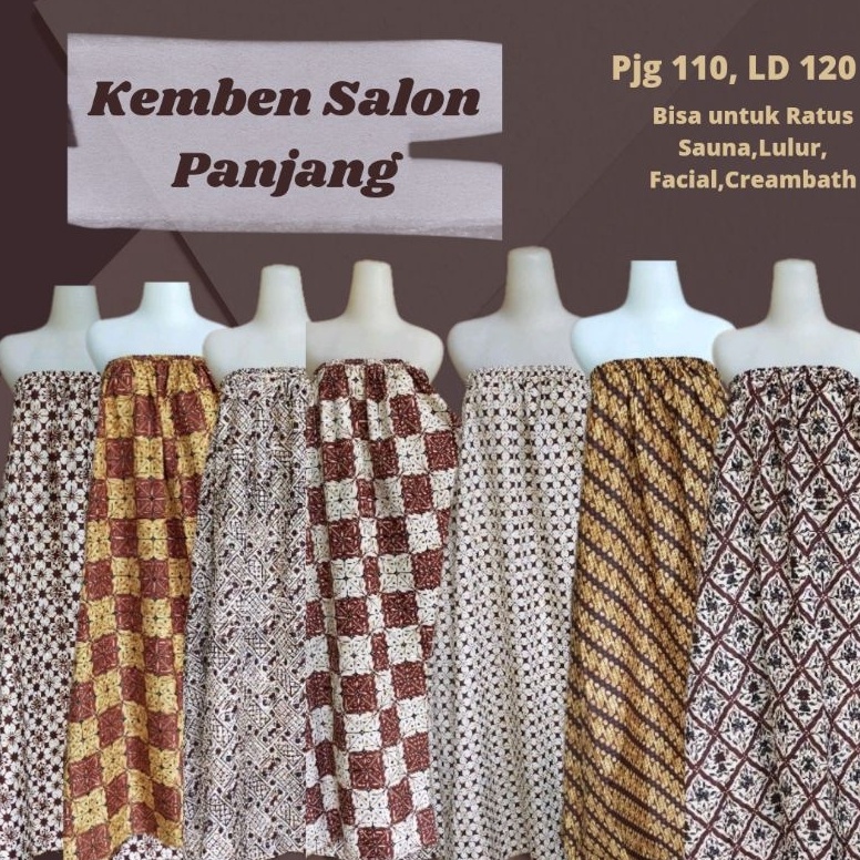 Jual KODE R19S Kemben Ratus Salon Spa Motif BatikKemben Lulur Facial ...