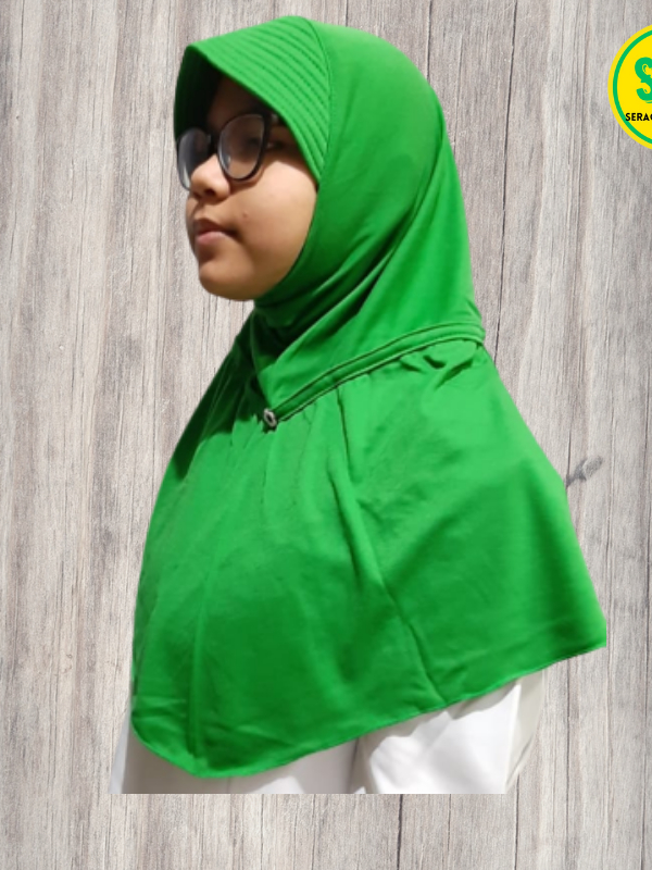 Jual Bergo anak sd al azhar model rabbani warna hijau | Shopee Indonesia