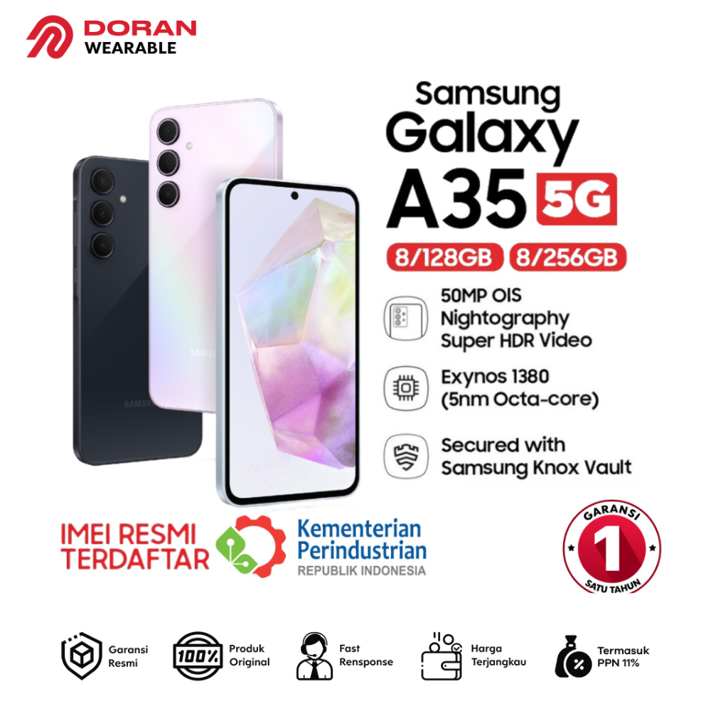 Jual Samsung Galaxy A35 5G 8/128GB 8/256GB RAM 8GB ROM 128GB 256GB FHD+ Super Amoled Screen NFC ...