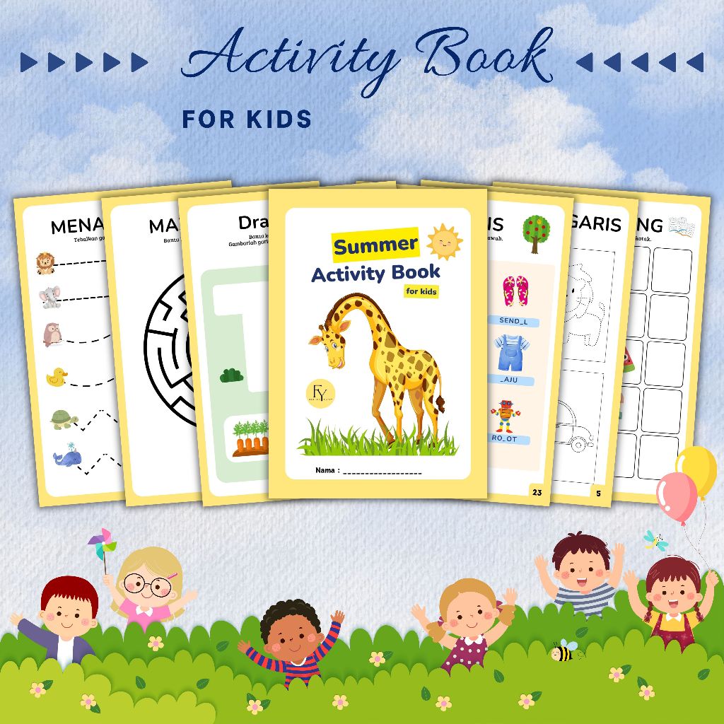 Jual Designbyfiiy - Activity Worksheet - Lembar Kerja Aktivitas Edukasi ...