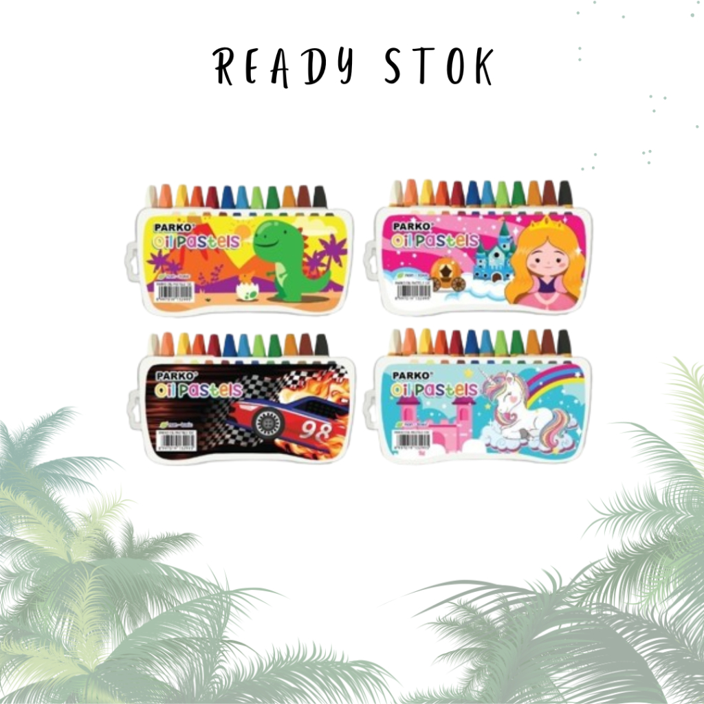 Jual KRAYON MURAH PARKO /OIL PASTEL PARKO 12 WARNA / CRAYON OIL PASTEL ...