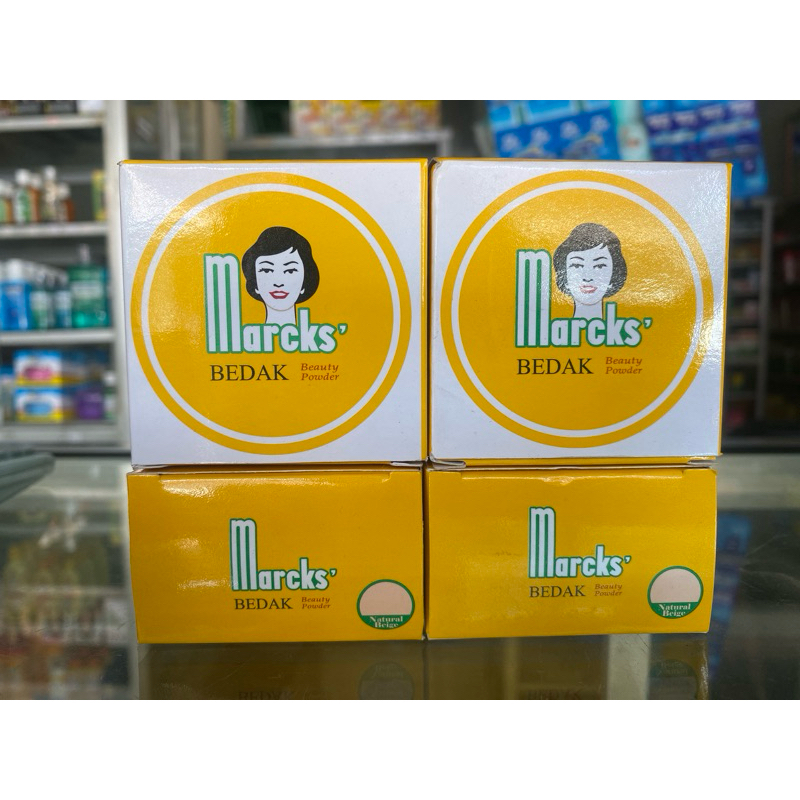 Jual MARCKS BEDAK BEAUTY POWDER NATURAL BEIGE 20 GR | Shopee Indonesia