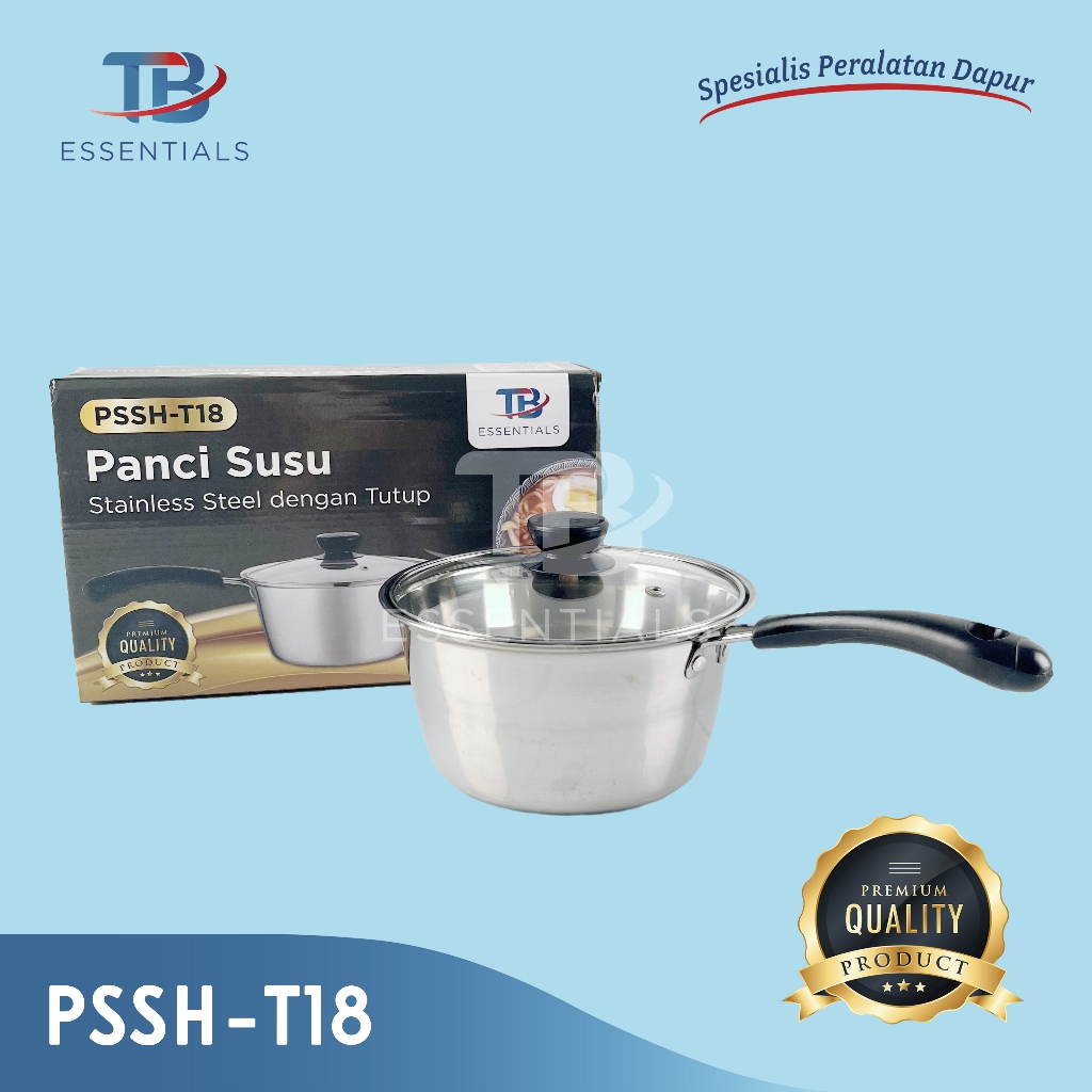 Jual TB ESSENTIALS Panci Susu Rebus Milk Pot mpasi 18 cm Tutup Kaca ...