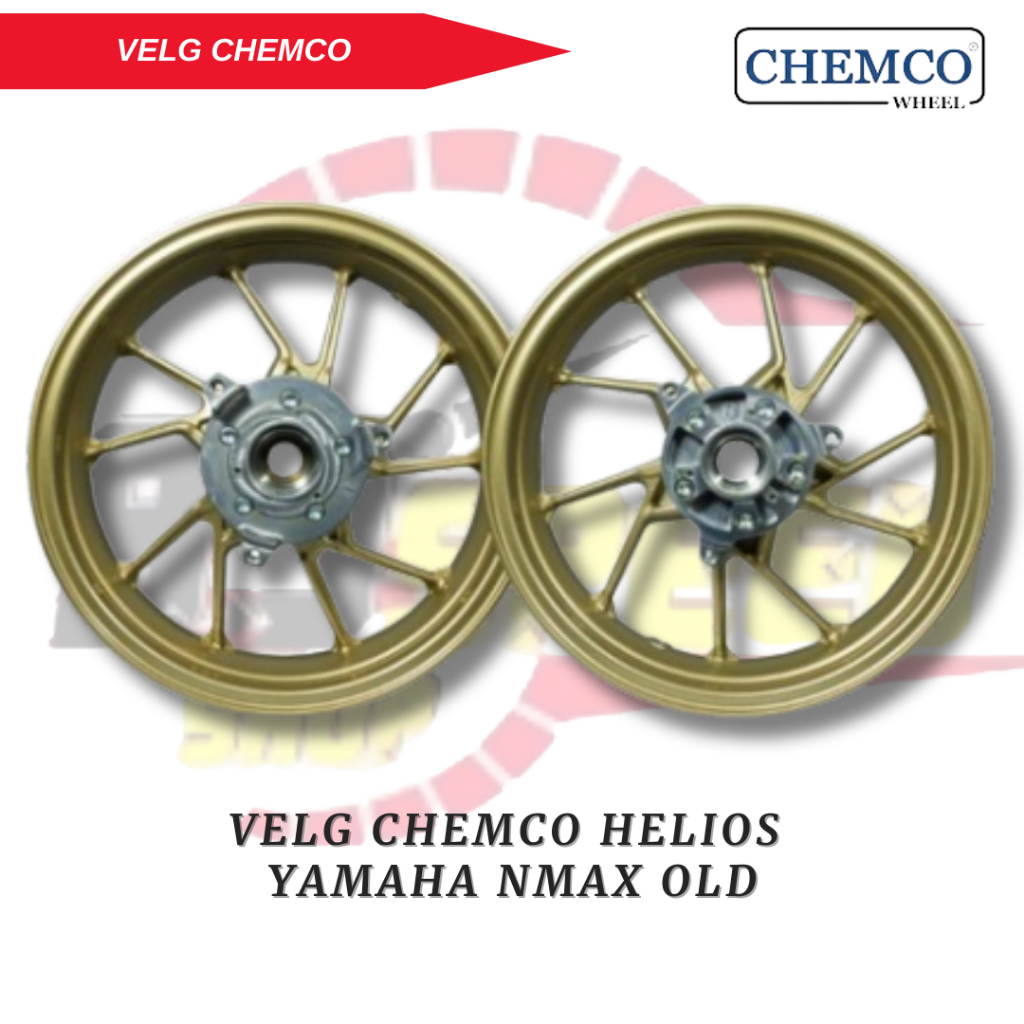 Jual Chemco Velg Helios Racing Yamaha Nmax Lama / Nmax Old Merk Set ...