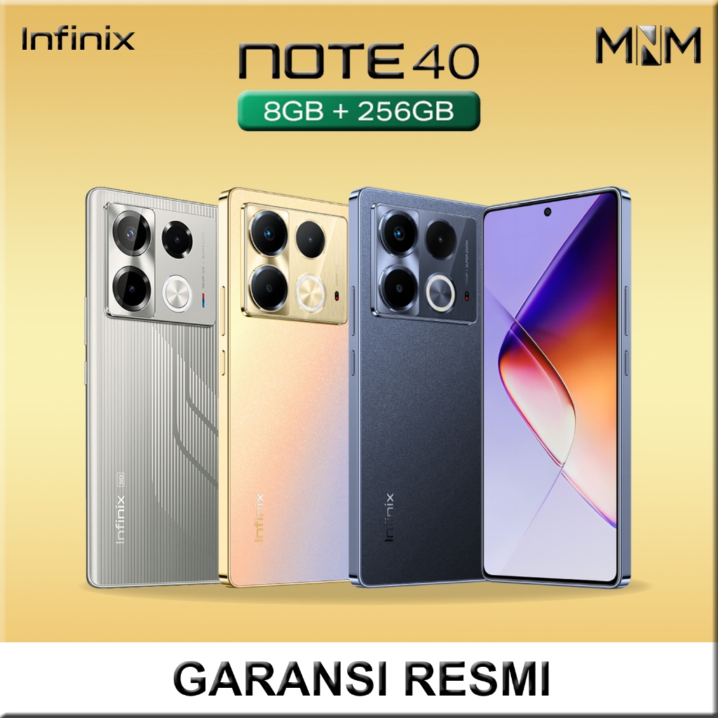 Jual Infinix Note 40 8/256 GB - Up to 16GB Extended RAM - Helio G99 - 6.78" FHD+ Amoled 120HZ ...