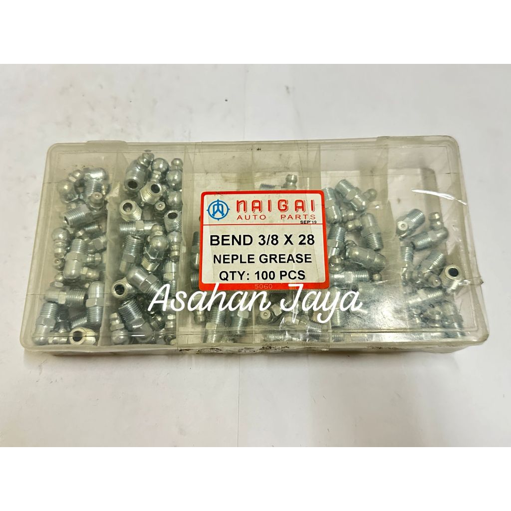 Jual Nepel Pispot Bengkok Besar 3/8 X 28 NAIGAI (1KOTAK) | Shopee Indonesia