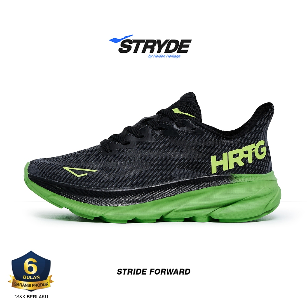 Jual HEIDEN HERITAGE [HRTG] - STRYDE 1 NEON GREEN - Sepatu Sport Running Sekolah Casual Style ...