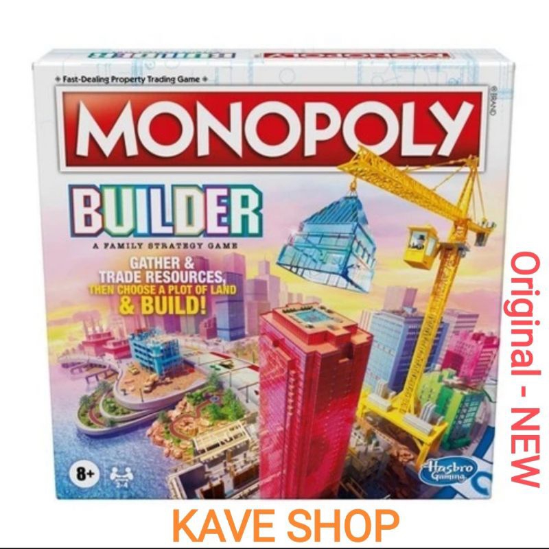 Jual Monopoly Builder Game Board Game - Original HASBRO - NEW | Shopee ...