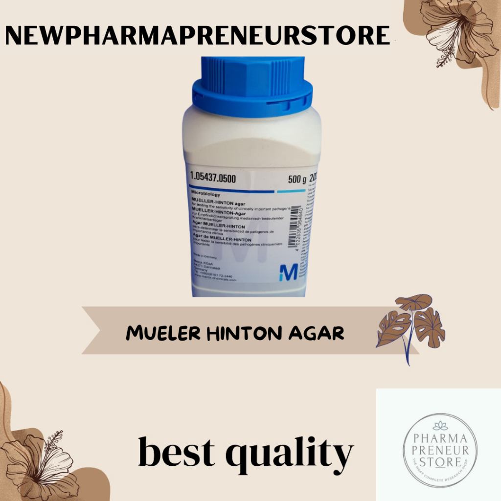 Jual MUELLER HINTON AGAR / MHA PER 100 DAN 50 GRAM MEDIA BAKTERI ...