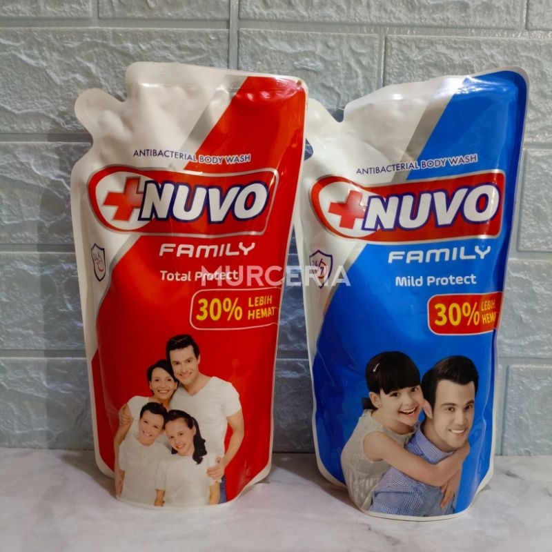 Jual NUVO FAMILY ANTIBACTERIAL BODY WASH SABUN MANDI CAIR 825 ML | Shopee Indonesia