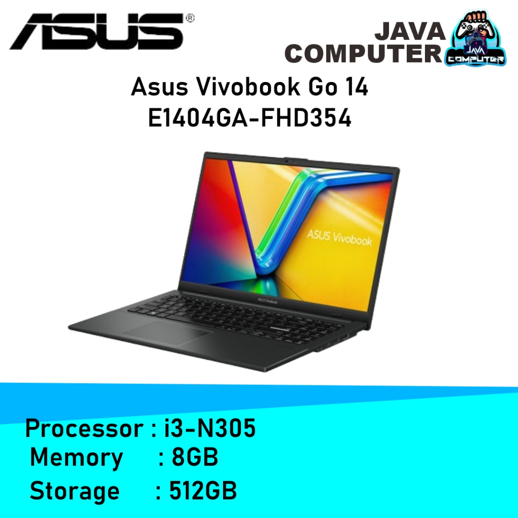 Jual Asus Vivobook Go 14 E1404GA-FHD354 i3-N305/8GB/512GB/14″/W11+OHS ...
