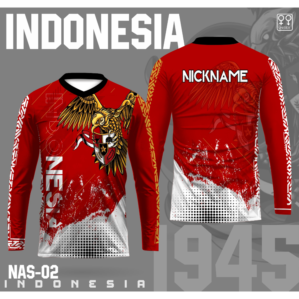 Jual Kaos hut ri 79 indonesia baju nasionalisme garuda jersey 17 an ...
