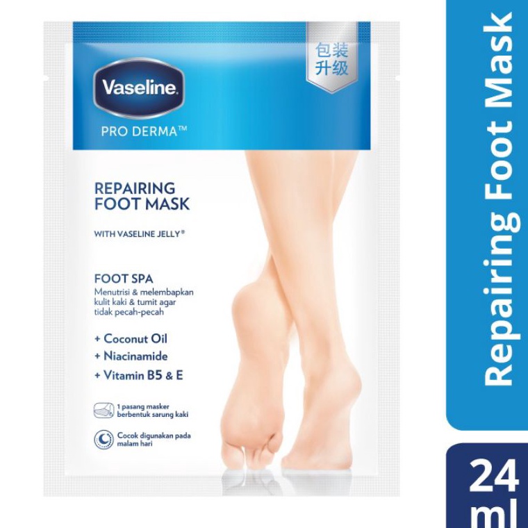 Jual KODE W1G VASELINE REPAIRING FOOT MASKVASELINE JELLY WITH ...
