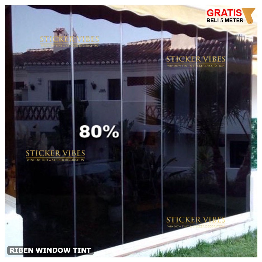 Jual Sticker Kaca Film Jendela Rumah/Gedung/Kantor Kaca Film Riben | Shopee Indonesia