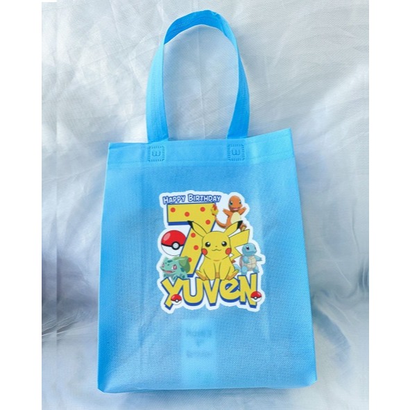 Jual Pokemon Pikachu - Tas Spunbon Custom Tema - Tas Souvenir Ulang ...