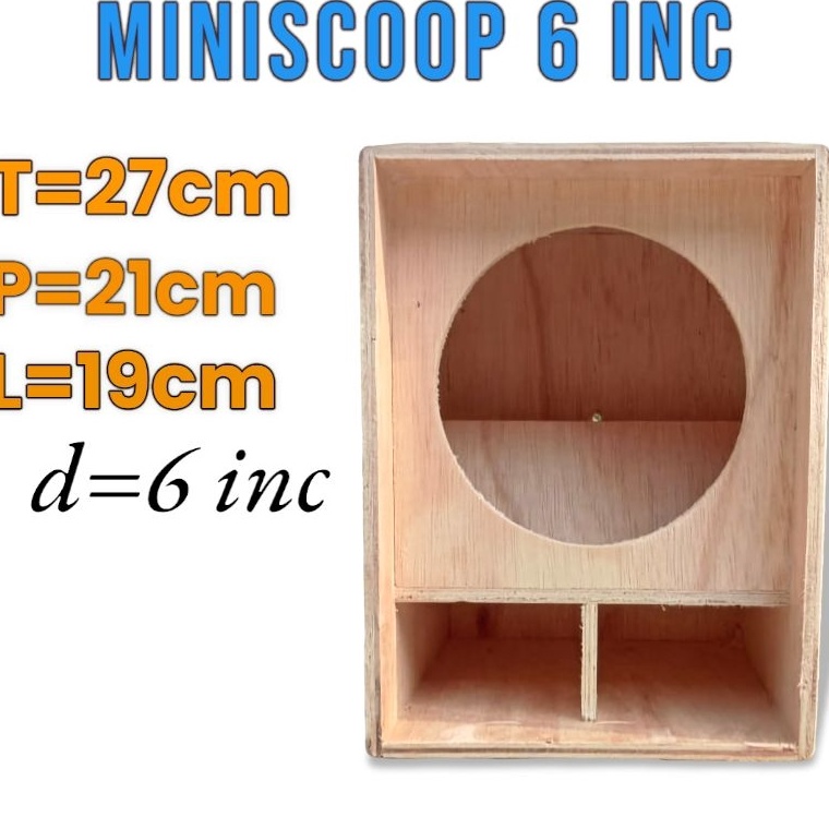 Jual KODE O6O Box Speaker miniscoop 6 inc5inc 4 inc triplek 9mm ...