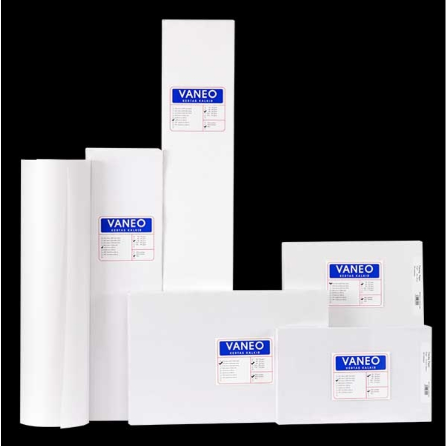 Jual VANEO / TRACING PAPER Uk. A3 93 gsm / KERTAS KALKIR A3 | Shopee ...