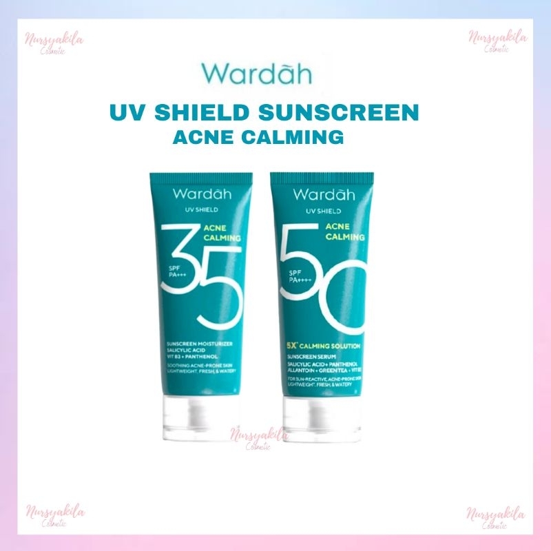 Jual Wardah UV Shield Sunscreen Acne Calming SPF35 Dan SPF50 ...