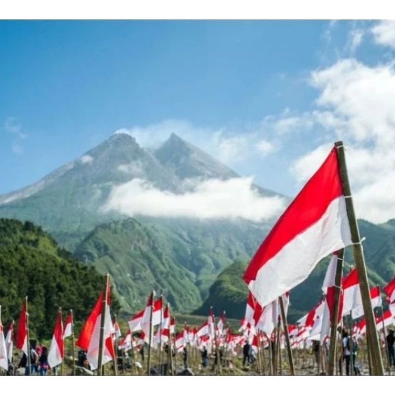 Jual bendera kain 40cm x 60cm | Shopee Indonesia