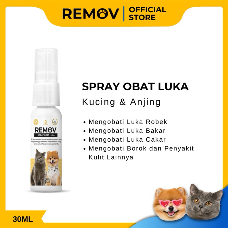 Jual REMOV SPRAY OBAT LUKA 30ml | Shopee Indonesia