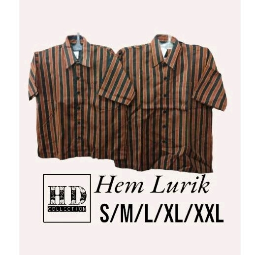Jual Kemeja Lurik // Hem Lurik | Shopee Indonesia