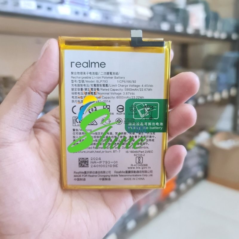 Jual Baterai Batre Realme BLP793 Original HP Realme C12 RMX2189 Battery ...