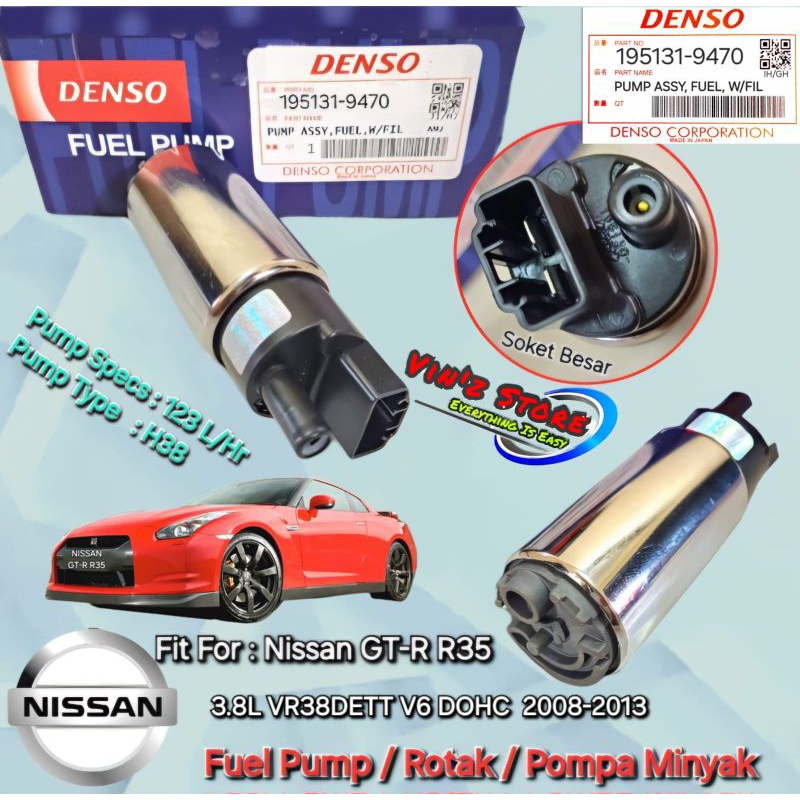 Jual FUEL PUMP ROTAK POMPA MINYAK NISSAN GT-R R35 VR38DETT V6 DOHC 2008 ...