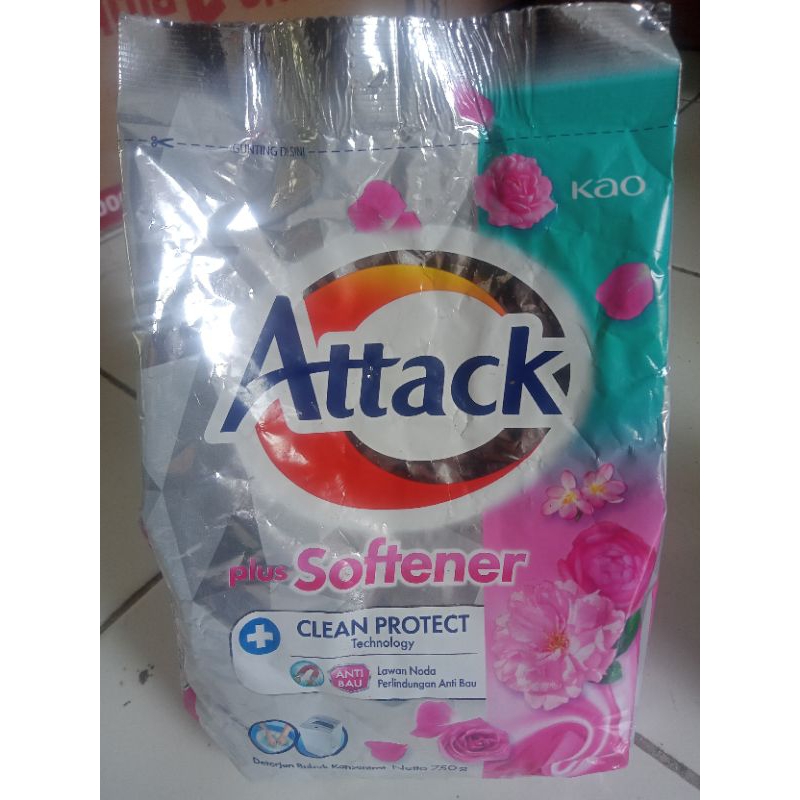 Jual Attack Detergen konsentrat plus softener 750g | Shopee Indonesia