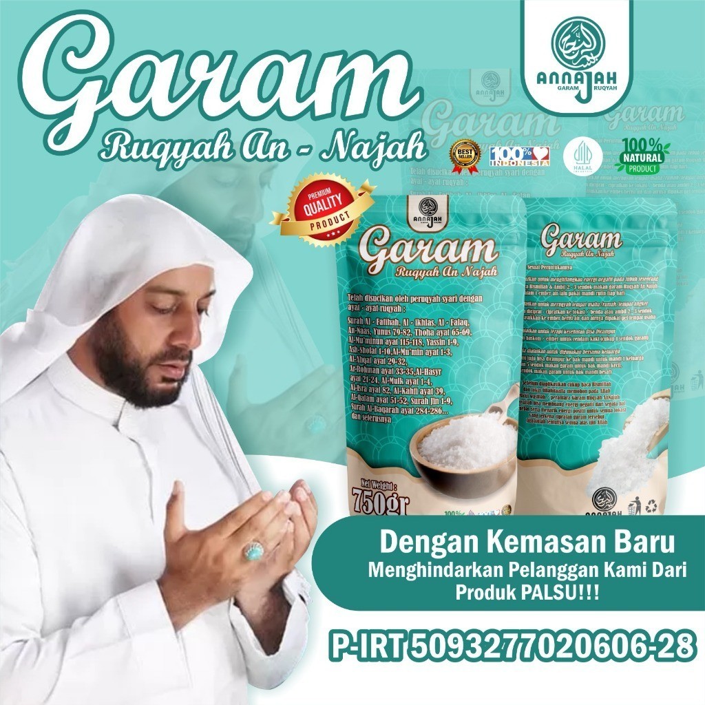 Jual Garam Ruqyah AnNajah Original Menetralisir Rumah Toko Tempat Usaha ...