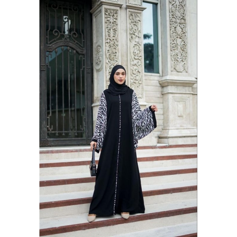 Jual ABAYA MUZA ABAYA HITAM ABAYA SYAR'I BAJU MUSLIMAH TURKEY DUBAI ...