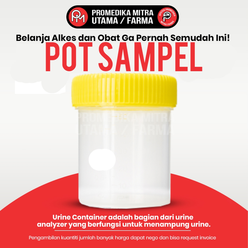 Jual Pot Sampel | Pot Dahak I Pot Urine I Pot Sputum | Shopee Indonesia