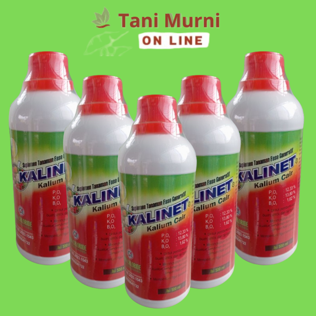 Jual Kalinet 500 ml Pupuk Kalium Cair Pembuahan Generatif Tanaman ...