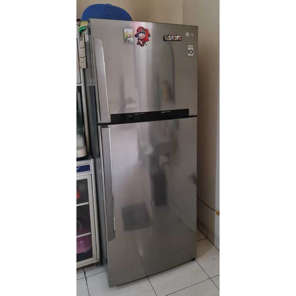 Jual Kulkas 2 Pintu LG GN - M492GLH Lemari Es Bekas 68 x 72 x 172 cm ...
