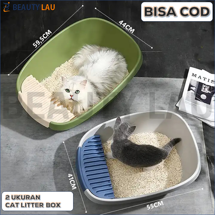 Jual [COD] Cat Litter Box Kucing Jumbo XL BaK Tempat Pasir Toilet ...