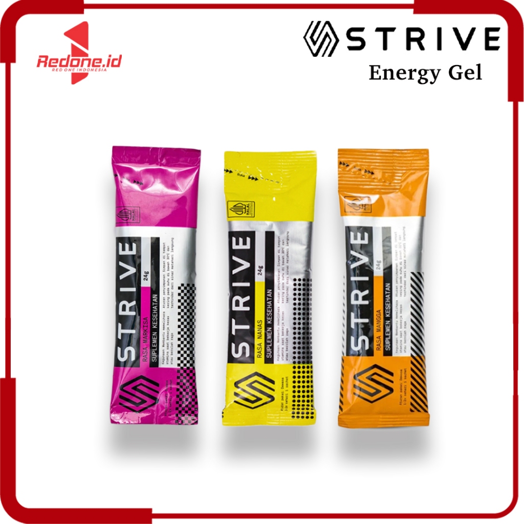 Jual Strive Energy Gel 24g - Suplemen Olahraga BPOM Halal | Shopee Indonesia