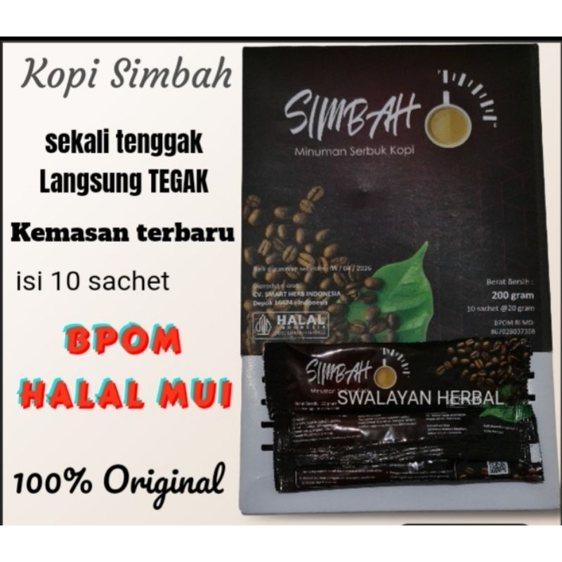 Jual KOPI SIMBAH 1 bok Siap Nambah Kemasan Baru original bukan Imogen ...