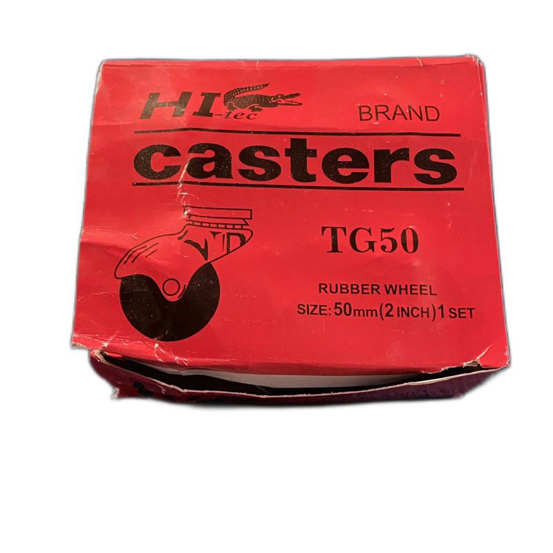 Jual Roda Bulat Hi-tec Brand Casters TG50 2 Inch (1 set) | Shopee Indonesia