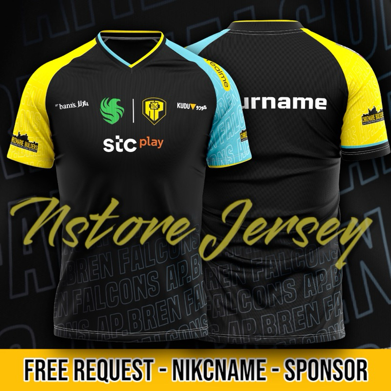 Jual Jersey Ap Bren X Falcon esport Terbaru MPL S13 2024 free nickname ...