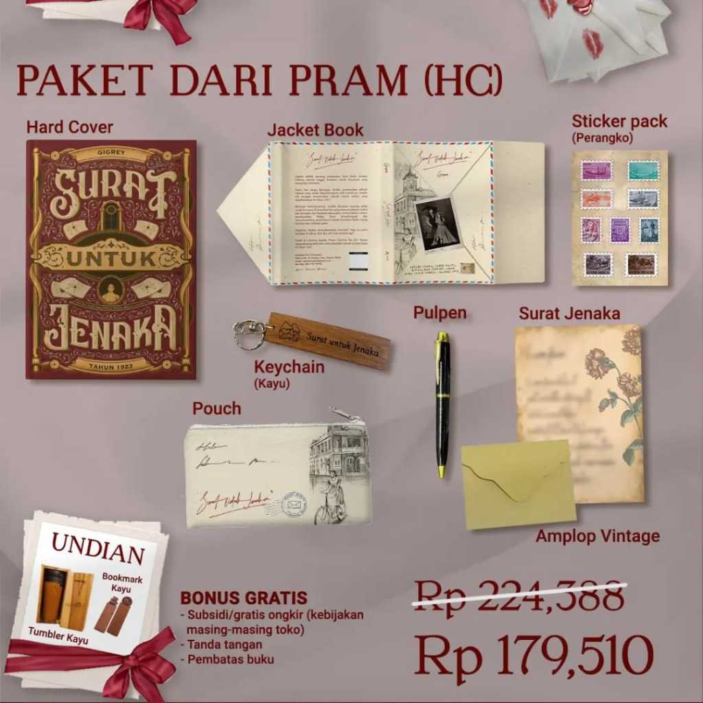 Jual Novel Surat Untuk Jenaka + Gisella Rahman Gigrey Penerbit Akad ...