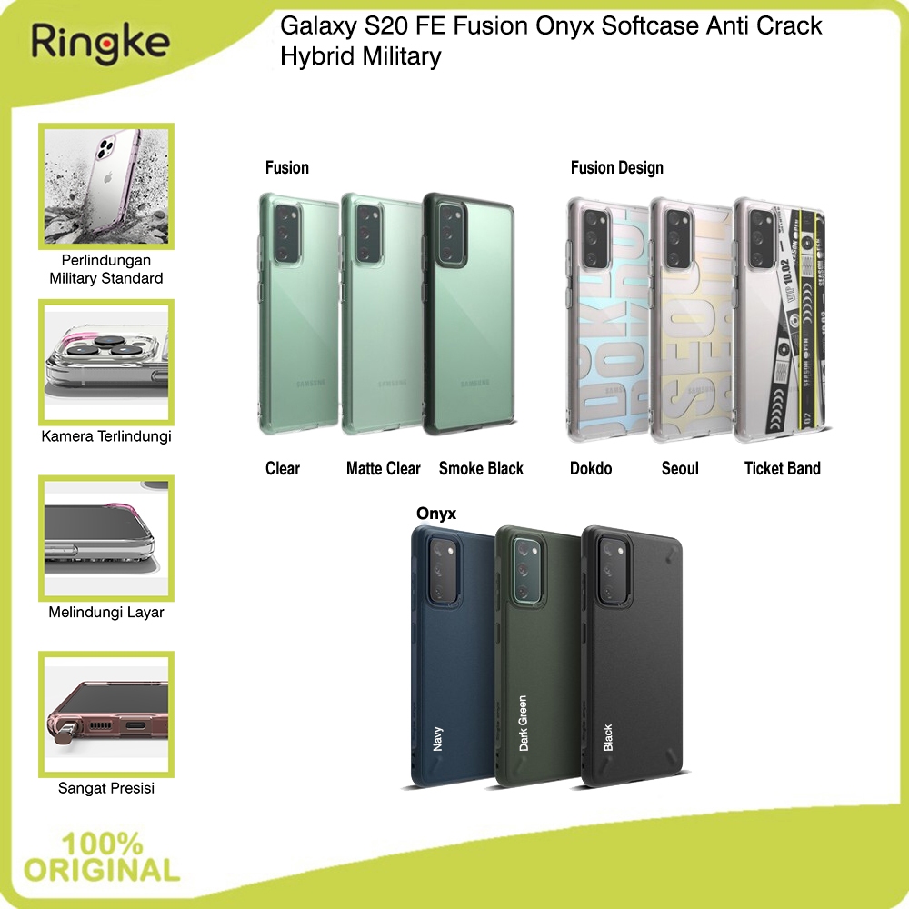 Jual Case Samsung Galaxy S20 FE Fusion Matte Onyx Casing Softcase Anti ...