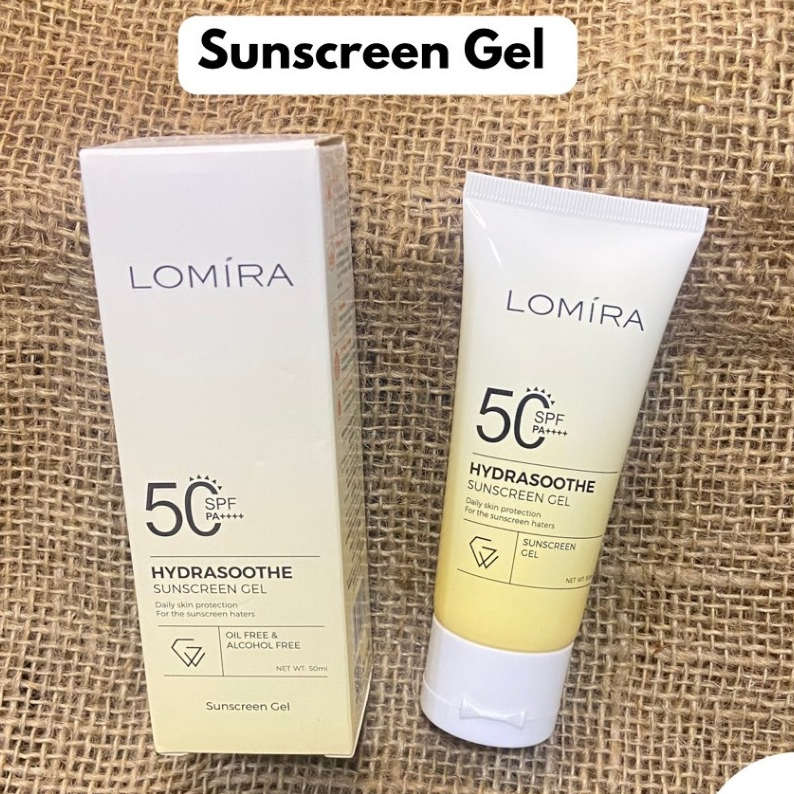 Jual Lomira Sunscreen Gel Hydrasoothe Tabir Surya Wajah SPF 50 PA ...