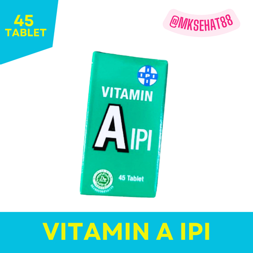 Jual Vitamin A Ipi / Membantu Kebutuhan Vitamin A / 45 Tablet Isap ...