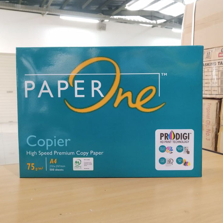Jual Pilihan KES HVS PAPER ONE A4 75GR PUTIH | Shopee Indonesia