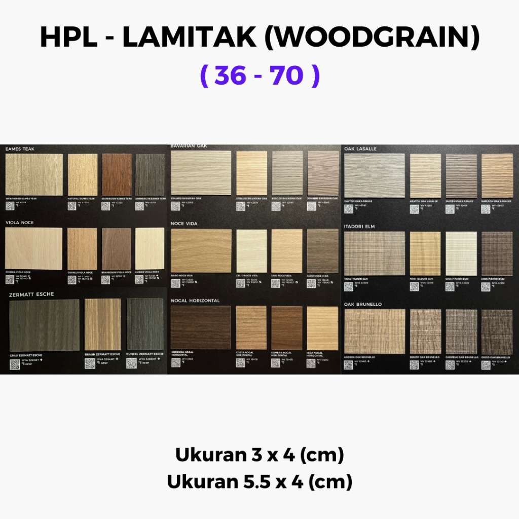 Jual Sample Material HPL Lamitak Wood Kayu (36-70) | Material Interior | Shopee Indonesia