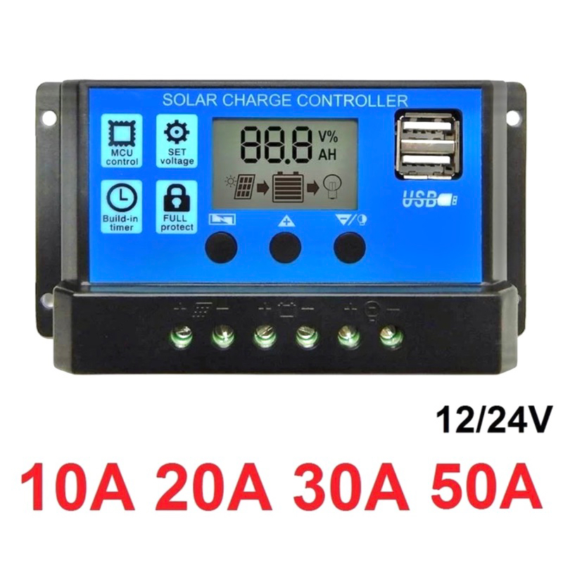 Jual Controller Controler Panel Solar Surya 10A 20A 30A Kontroler ...