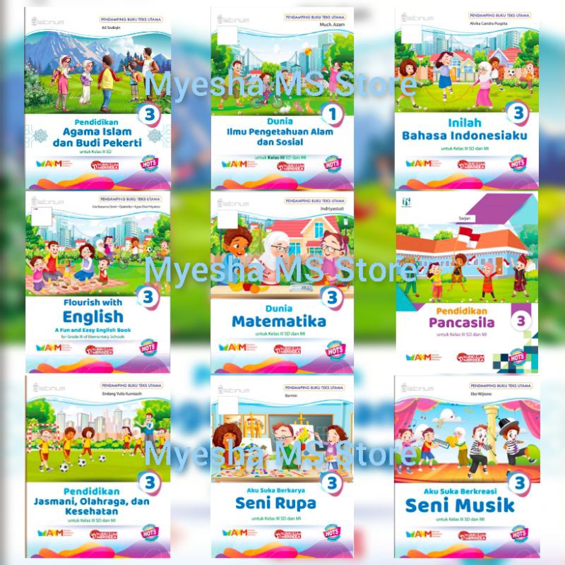 Jual Paket Buku Platinum Kurikulum Merdeka SD kelas 3 Penerbit Tiga Serangkai | Shopee Indonesia