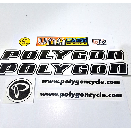 Jual stiker sepeda Polygon MTB sepeda lipat folding bike road bike ...