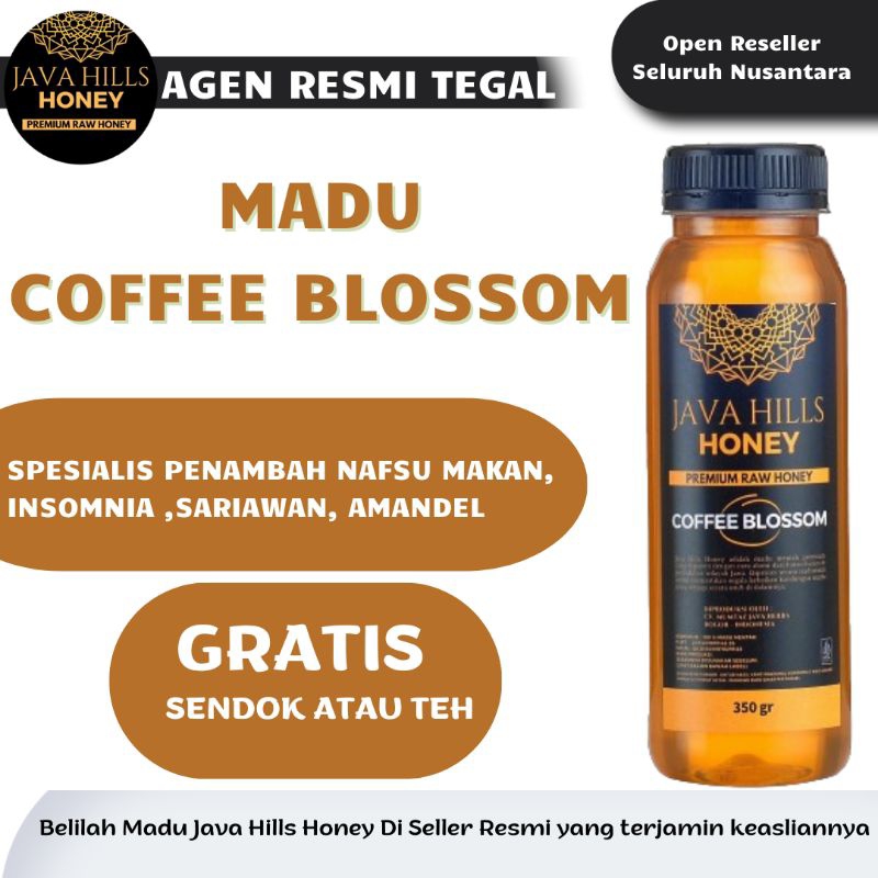 Jual Java Hills Honey Madu Murni Coffee Blossom 330gr Insomnia Nafsu ...