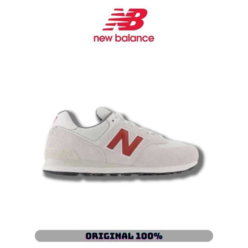 Jual Sepatu New Balance Classic 574 White Grey Men's ( U574SOR ...